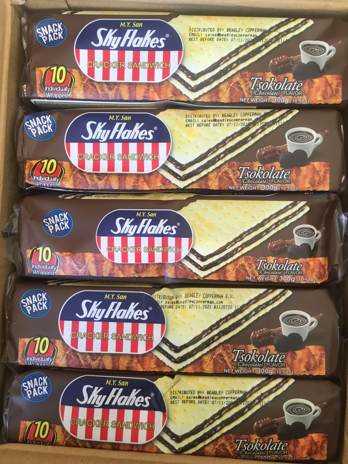 Skyflakes Chocolate flavor 300g - Afthoniastore